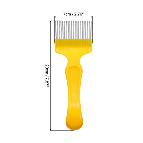 Beekeeping Uncapping Fork, 21 Tin 90 Degree Bend Needle w Yellow Plastic Handle | eBay