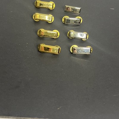 Lieutenant Bar Collar Insignia Silver And Gold Tone Military Pin Lot | eBay