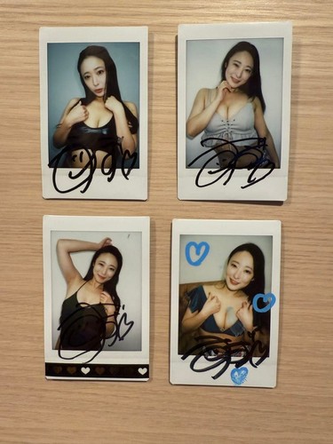 Suzu Matsuoka Autographed Cheki B 4-Piece Set | eBay