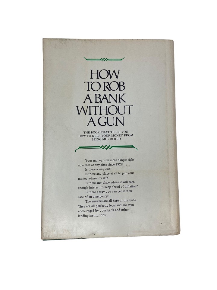 How to Rob a Bank Without a Gun by GEORGE JENNY HC/DJ | eBay