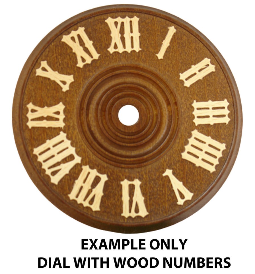 Wood Cuckoo Clock Numbers for Dials - Roman Numerals - Choose from 8 ...