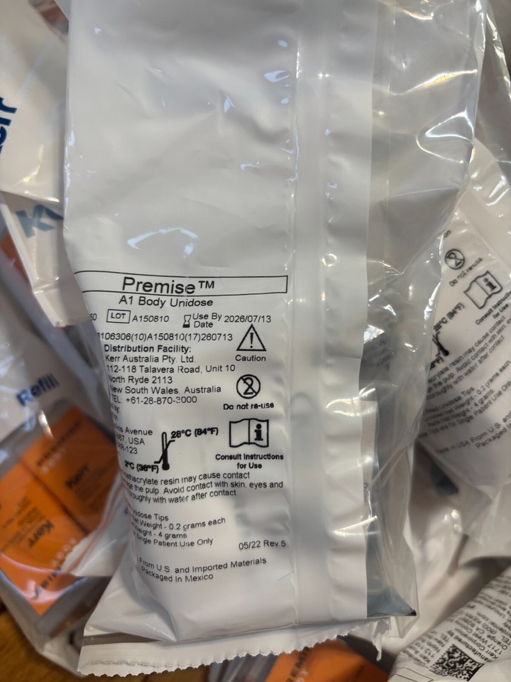 Kerr Dental 32650 Premise Universal Composite Unidose Tips 0.2 Gm 20/Pk ...