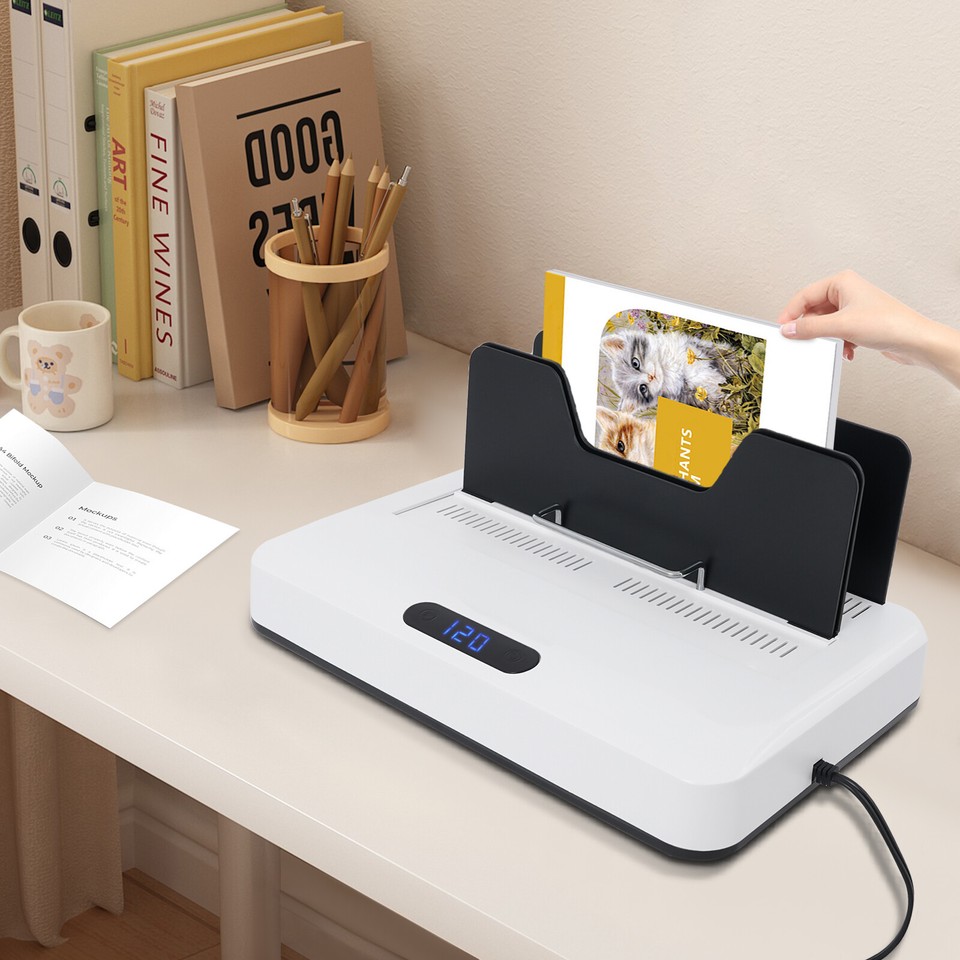 Thermal Binding Machine, No Preheat Time Heat Binding Device with 20PCS ...