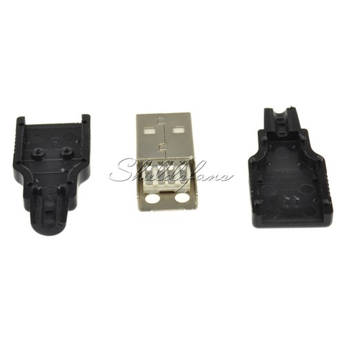 Generic USB Connectors 50-Pack USB 2.0 Type-A Male Connectors - 4-Pin ...