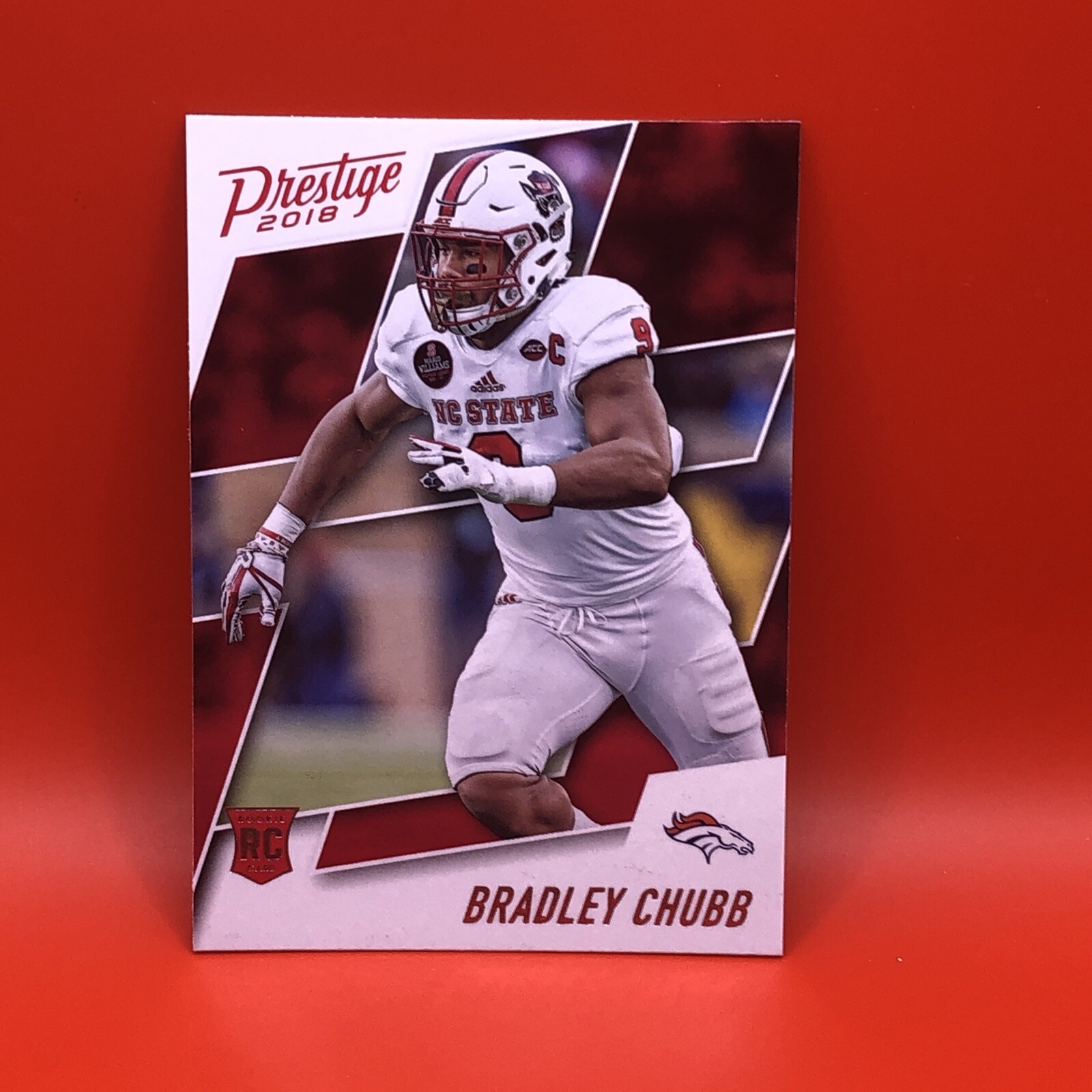 BRADLEY CHUBB. . PRESTIGE 2018. . ROOKIE CARD. . NUMBER 204 | eBay