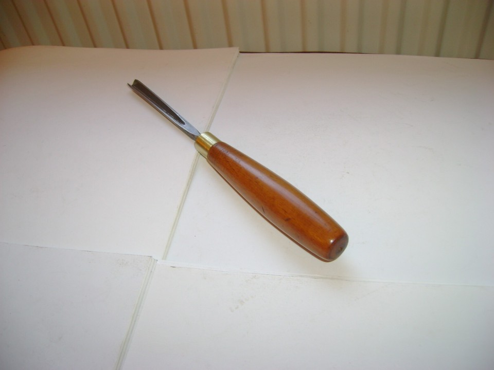 Vintage W. Marples & Sons 5/16" V-Tool Carving Chisel long made in ...