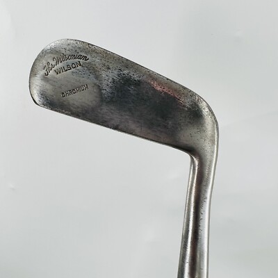 Antique The Wilsonian Wilson Chrome Aim Rite Putter Hickory Shaft RH | eBay
