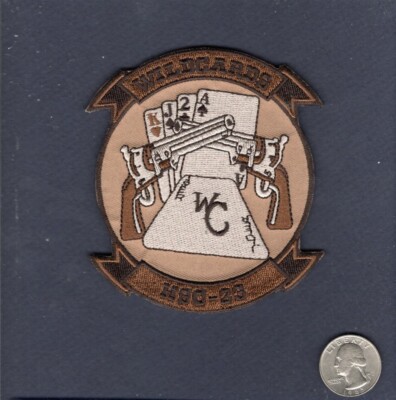 HSC-23 WILDCARDS US NAVY MH-60 KNIGHTHAWK Helicopter Squadron Patch +V ...