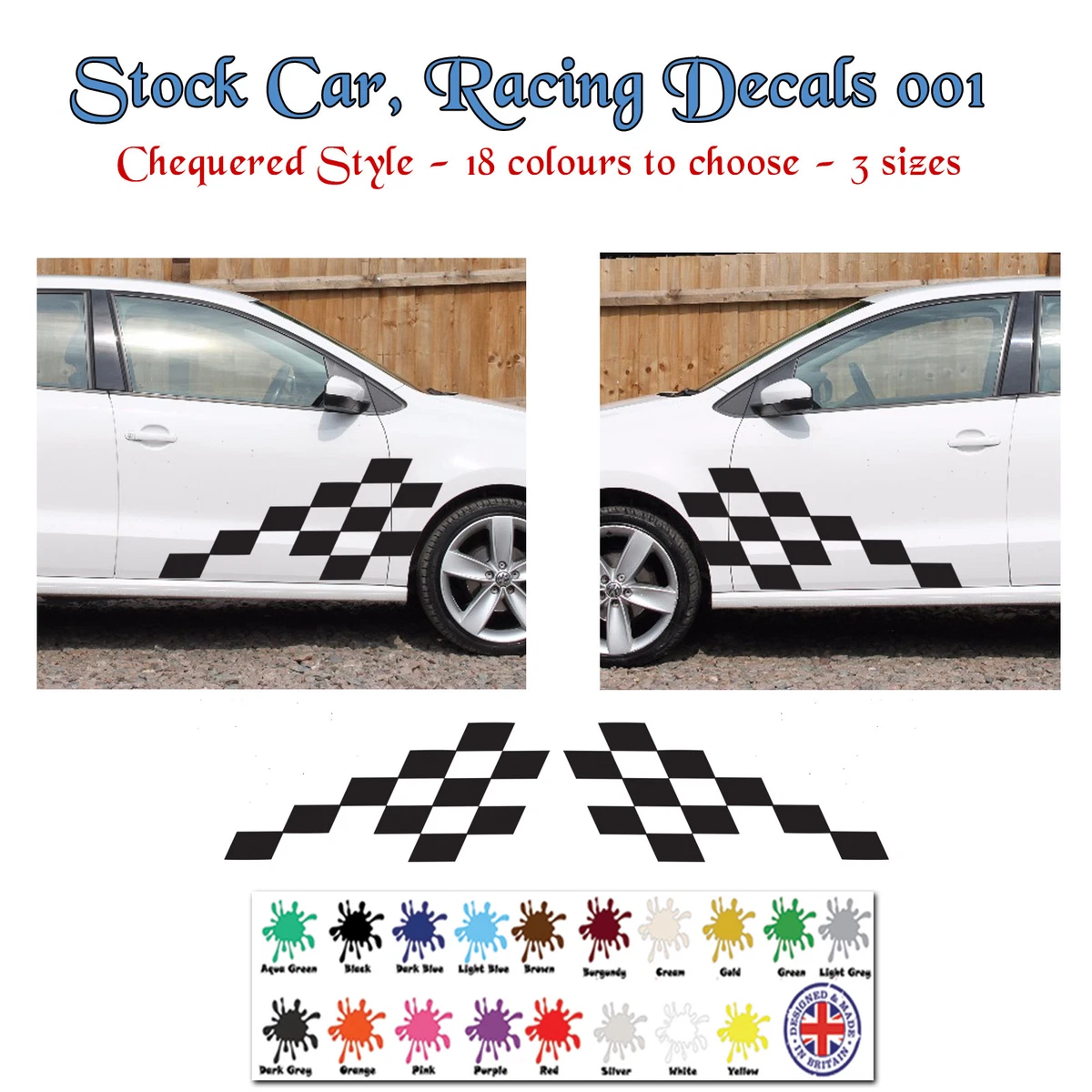 Rally Car Stickers Decals