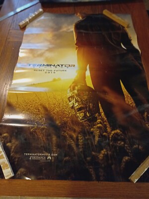 Terminator Genisys - 2015 Original Authentic Movie Theater Poster - 27 ...