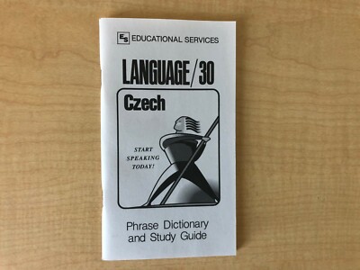 Czech Phrase Book / Dictionary - Pocket Size - by Language/30 | eBay