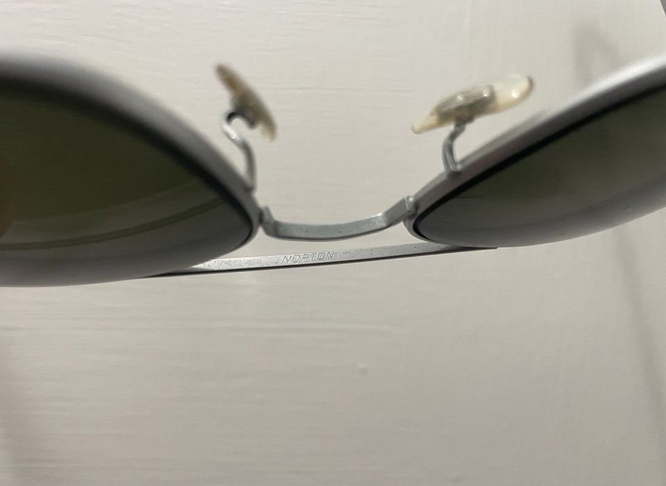 VTG American Optical AO 6 1/2 Norton Aviator Prescription Sunglasses ...