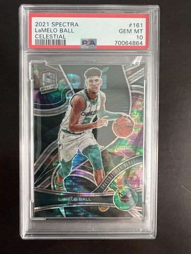 2021-22 Panini Spectra - Spectracular Debut LaMelo Ball #161 Celestial ...