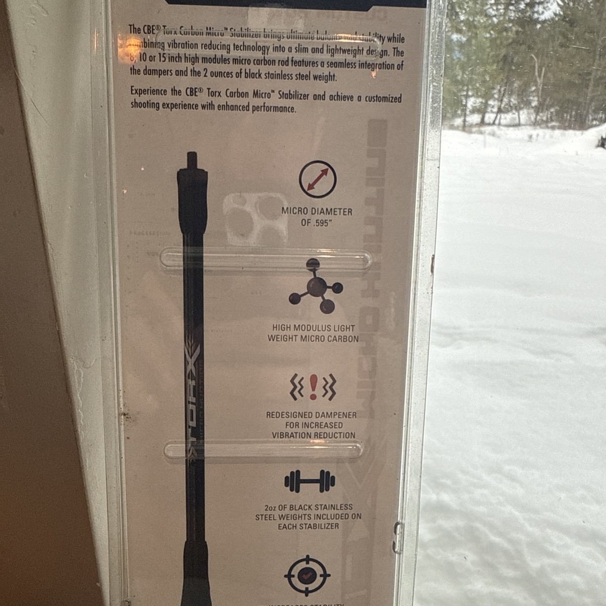 Cbe Torx Micro Stabilizer - 15 Ft CBE Torx Micro Hunting Stabilizer ...