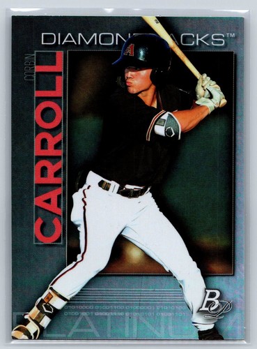 CORBIN CARROLL 2020 Bowman Platinum ROOKIE #TOP-79 ARIZONA DIAMONDBACKS ...