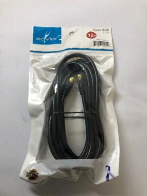 Xavier 12 foot Coaxial Cable RG6 Digital/HD Black | eBay