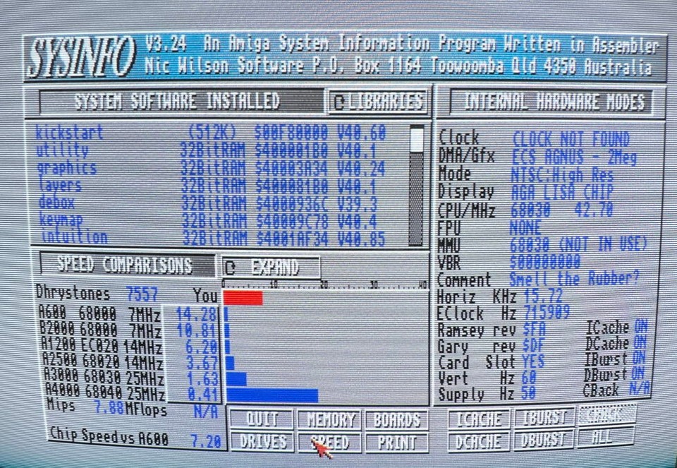 TF330: an Amiga CD32 expansion set with 68030, 64 MB RAM, IDE interface ...