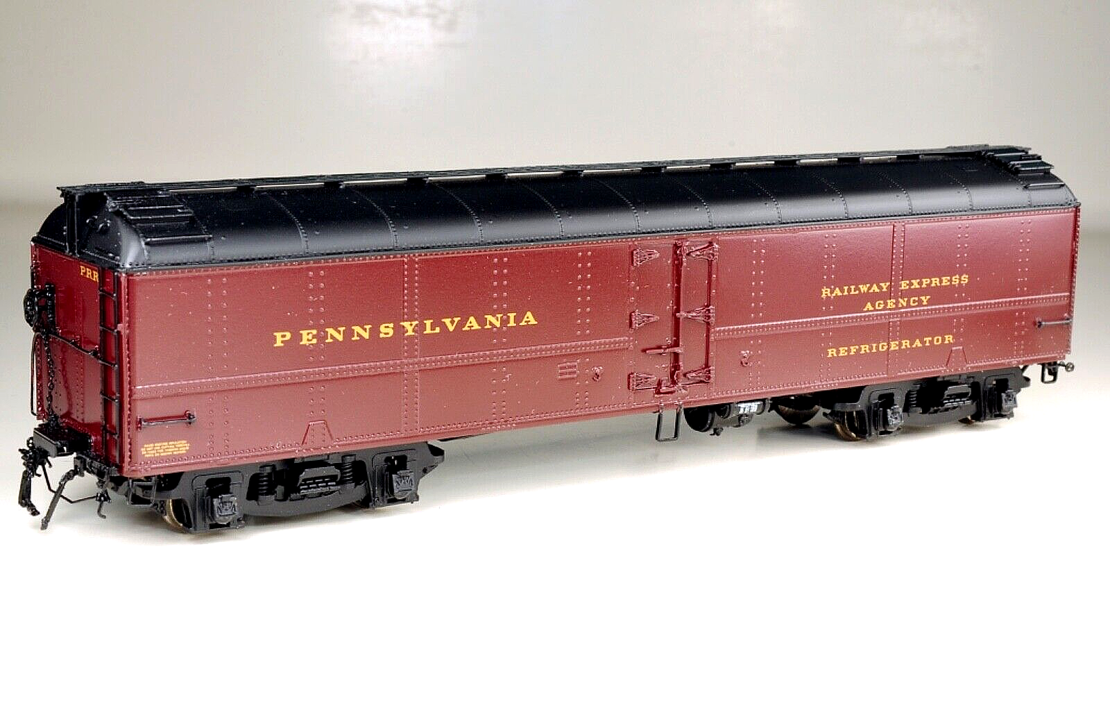 RC HO Scale BRASS PENNSYLVANIA PRR R50b EXPRESS REEFER CAR F/P OB MINT ...