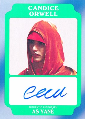 Star Wars Rogue One Mission Briefing Candice Orwell Autograph Auto ...