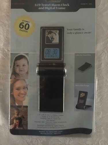 Nextar LCD Travel Alarm Clock and Digital Frame - New | eBay
