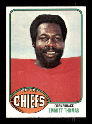1976 Football Topps Emmitt Thomas Kansas City Chiefs #216 | eBay