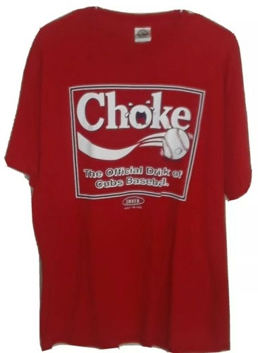MLB Anti-Chicago Cubs/ Coke Parody Graphic Shirt! Adult Large. | eBay