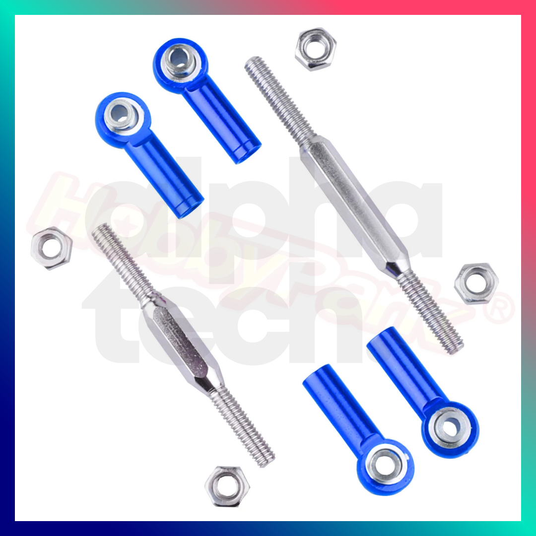 6pcs Metal Turnbuckles / Tie Rods Links for Arrma Typhon Senton Granite ...