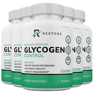 Restore Glycogen Control Blood Capsules, Blood Sugar Control Pills (5 ...