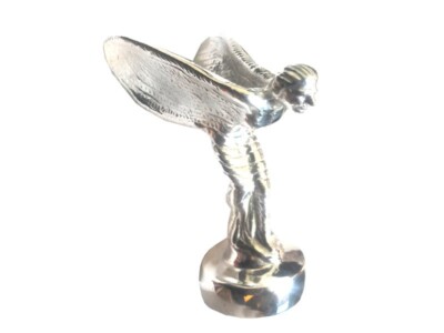 Rolls Royce Spirit of Ecstasy Phantom car Bonnet Mascot. Hood ornament ...