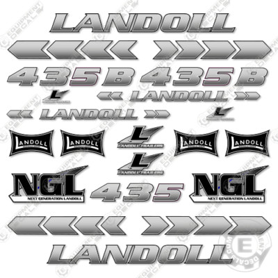 Fits Landoll 435B Decal Kit Traveling Axle Trailer - 7 YEAR OUTDOOR 3M ...