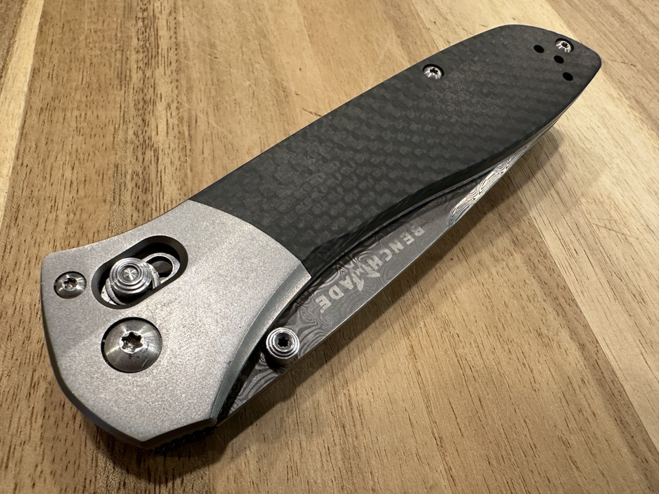 Benchmade 710-143 McHenry Williams Gold Class 3.9" Damasteel Titanium ...