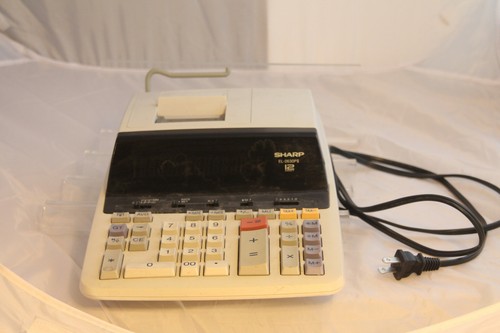 Sharp EL-2630P II 2 Color print 12 Digit Electronic Calculator Pre ...