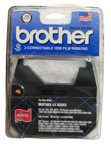 Brother 1230 Correctable 1030 Typewriter Ribbon Black Open Box 1 ...