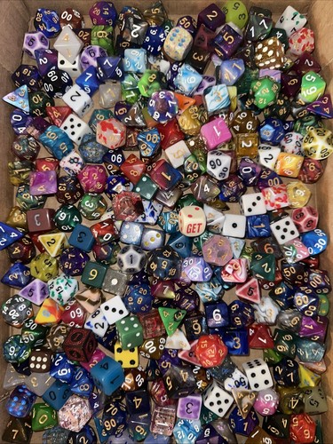 300 Mixed Random Bulk Lot VTG / NEW Wiz Dice DND d20 Polyhedral Gaming Dice WOW | eBay