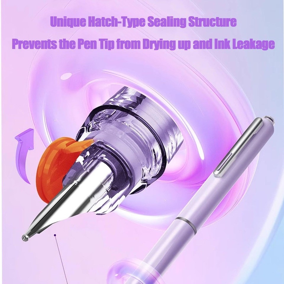 Black Ink Calligraphy Pen 0.38mm Tip No Leaking Pen New Fountain Pen Study 747401872750 | eBay ...