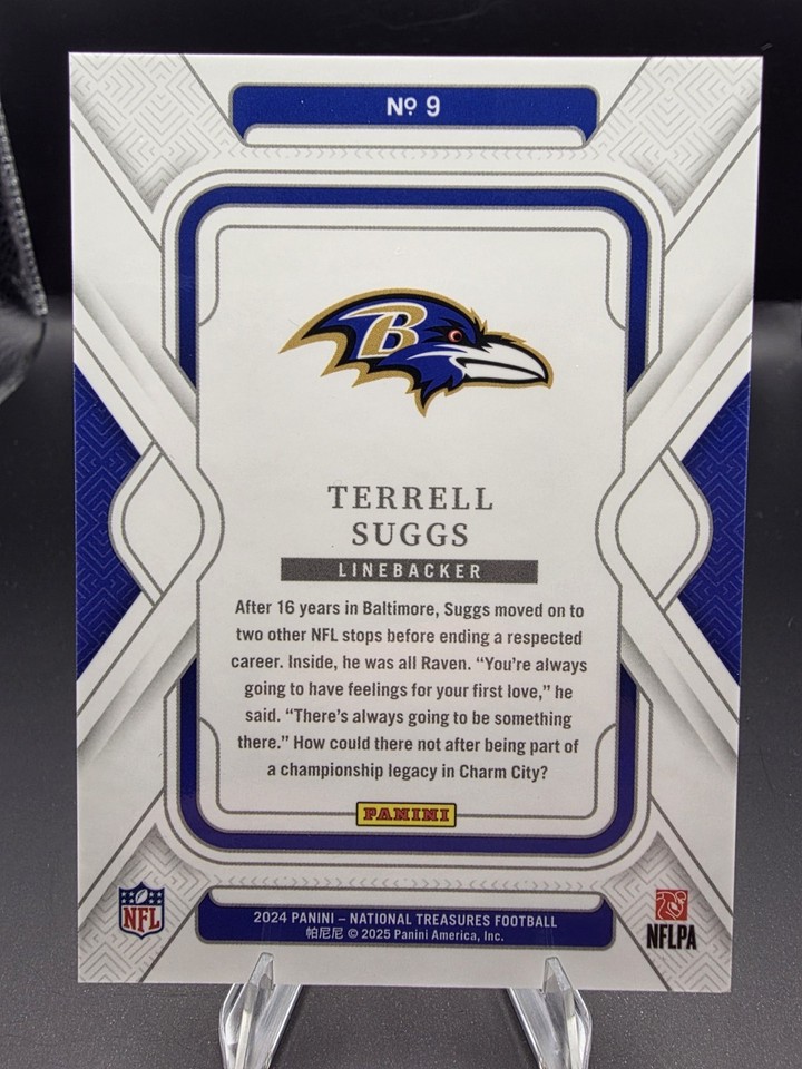 Terrell Suggs 30/99 - National Treasures - Baltimore Ravens | eBay UK