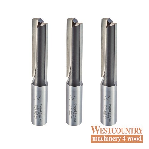 Trend TR/PACK/2 Trade Straight Router Cutter Pack 12.7mm dia x 50mm cut ...