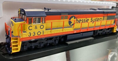 Atlas Master Silver HO Scale Chessie C&O 3301 U30C Locomotive Analog ...