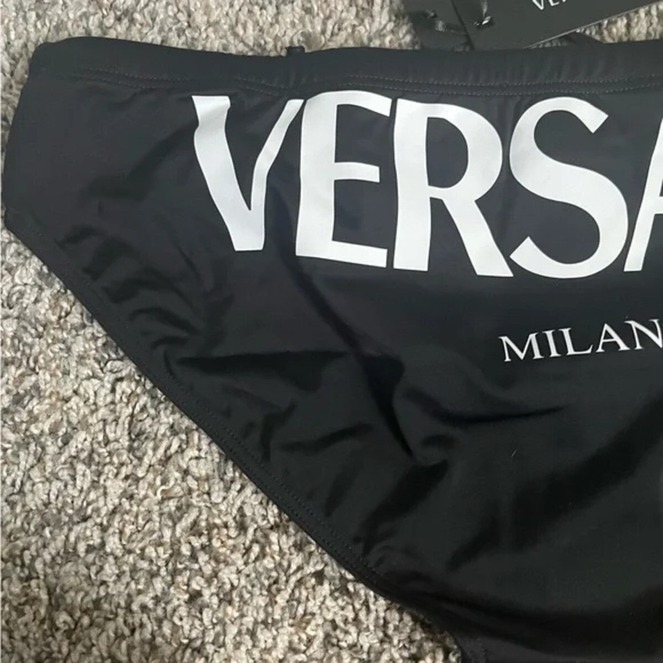 VERSACE MILANO 'Big Logo' Bikini Bathing Swim Suit / Briefs 4 IT M ...