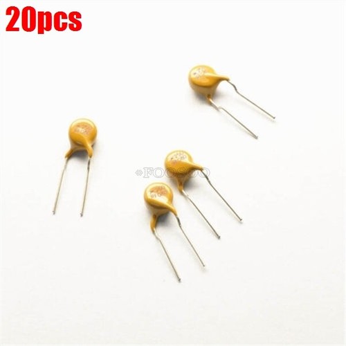 20Pcs 0.08A 250V 80Ma Polyswitch Resettable Fuse Poly Switch Fuses ...