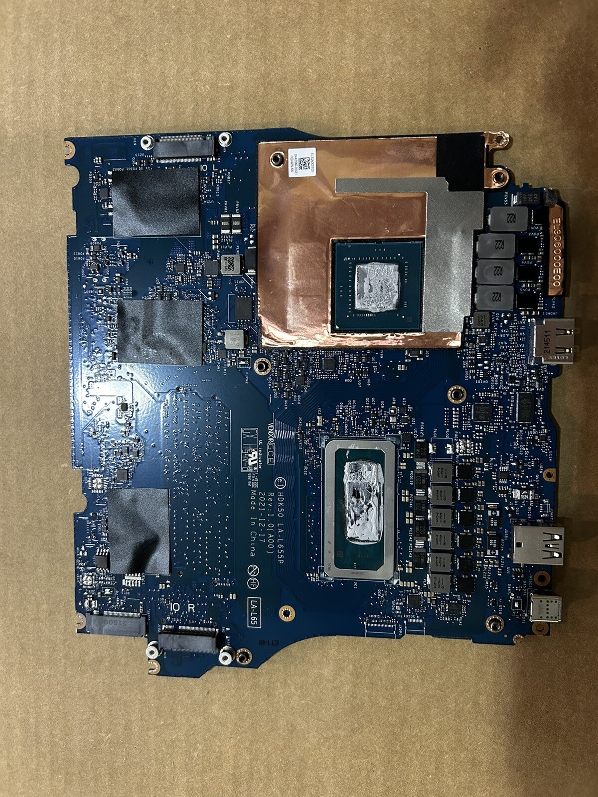 Dell N2RP0 Intel i7-12700H Socket 1744 FCBGA DDR5 Motherboard ...
