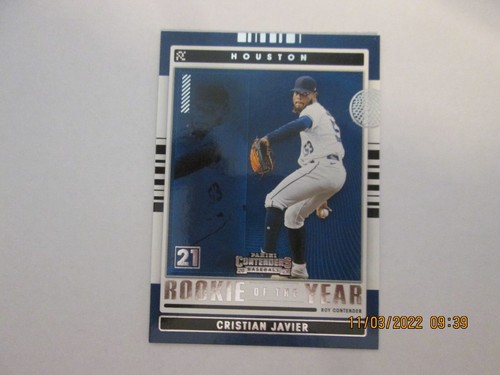 Christian Javier RC 2021 Contenders Rookie of The Year Card #ROY-CJ ...