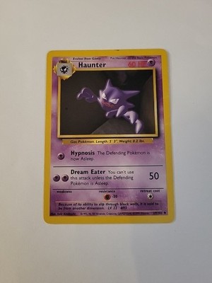 Pokemon TCG Base Set Unlimited Haunter 29/102 | eBay