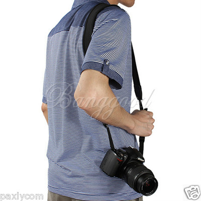 Adjusted Elastic Neoprene Neck Strap Nikon Canon Sony Pentax All SLR ...