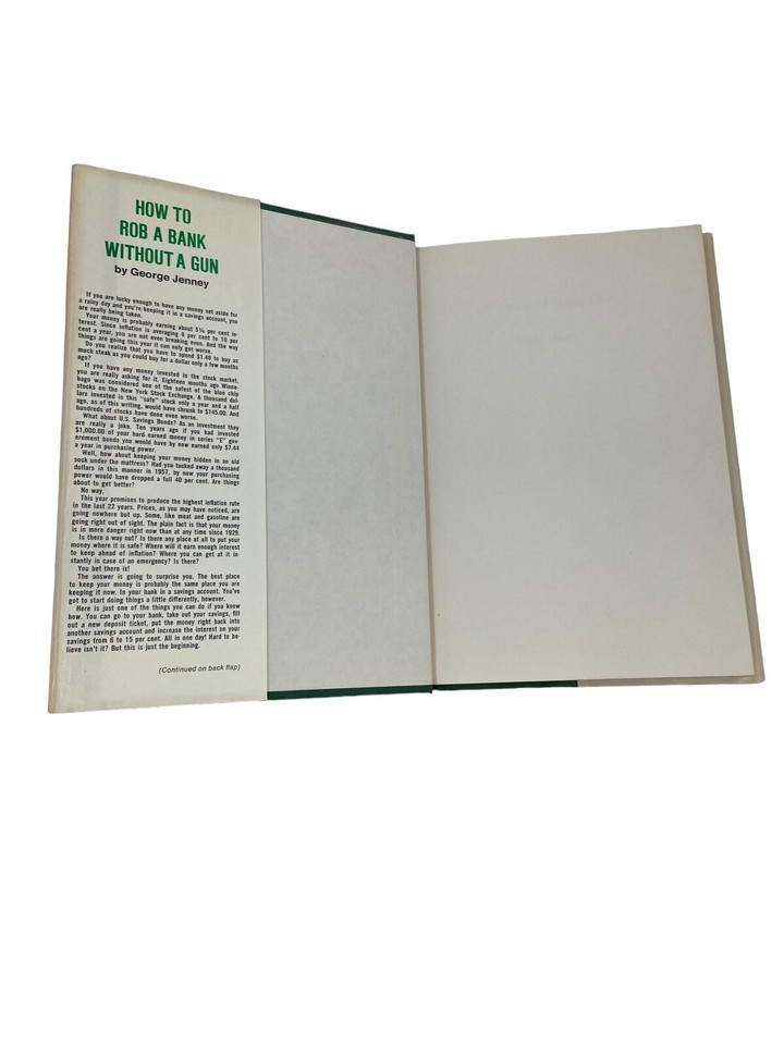 How to Rob a Bank Without a Gun by GEORGE JENNY HC/DJ | eBay
