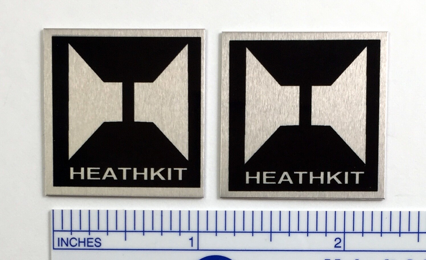 Heathkit Speaker Badge Logo Custom Made Metal | eBay