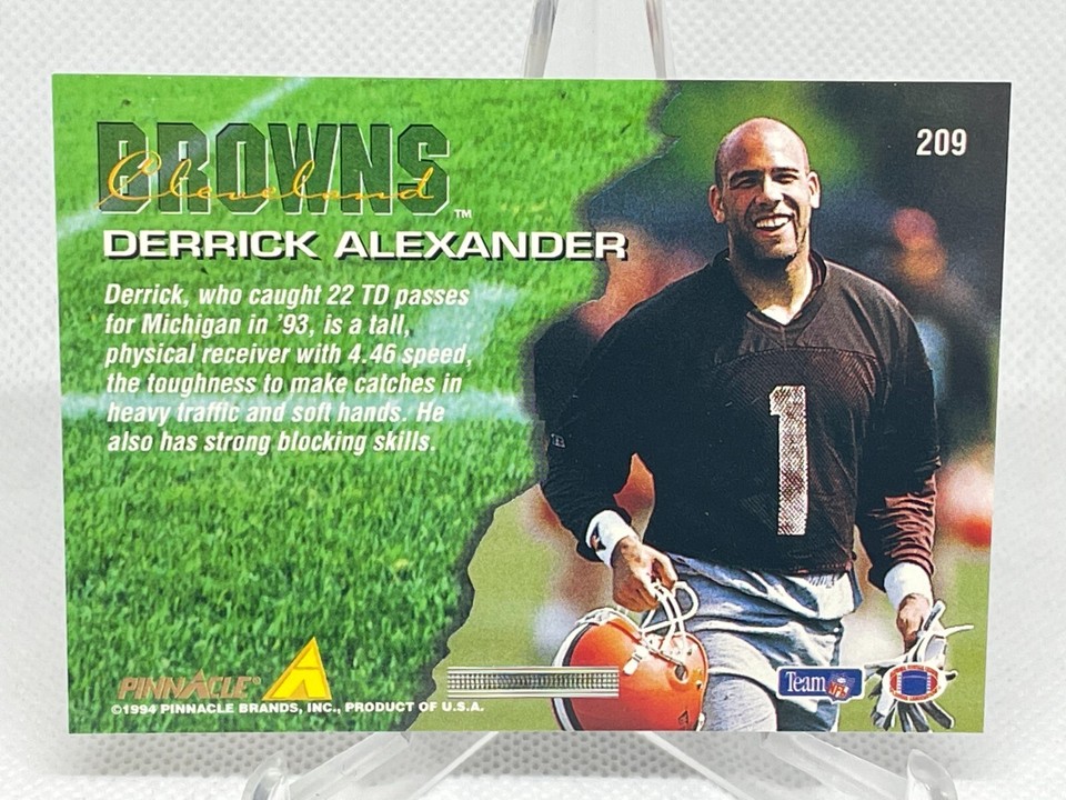 Derrick Alexander 1994 Pinnacle #209 Rookie Card RC | eBay