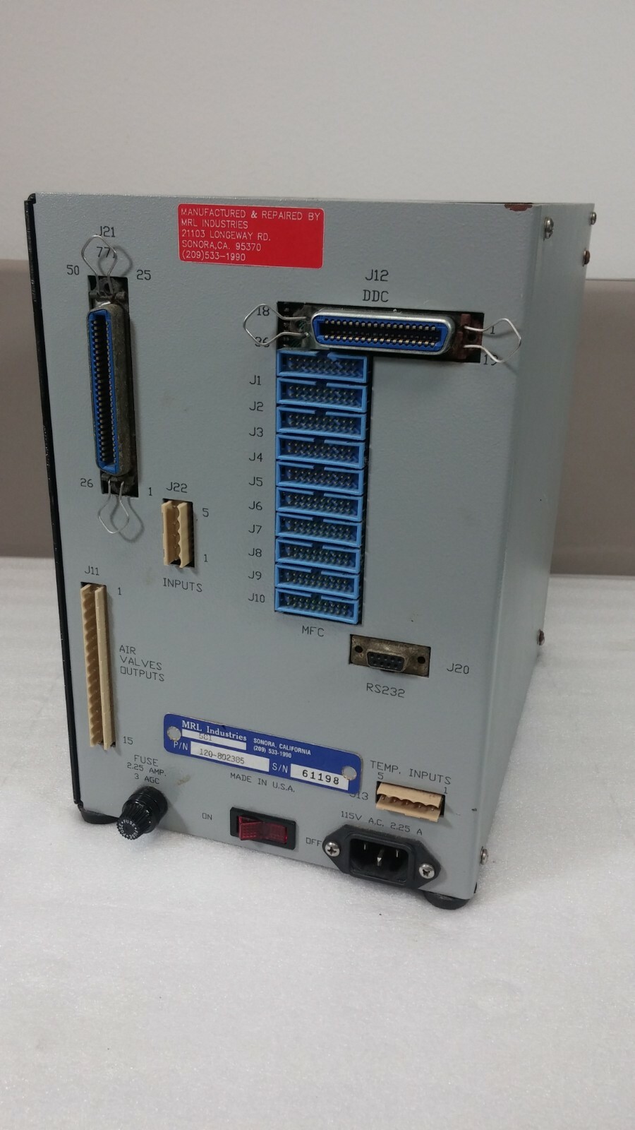 MRL Industries 120-802385 Model 581 Argus Gas Control Module | eBay