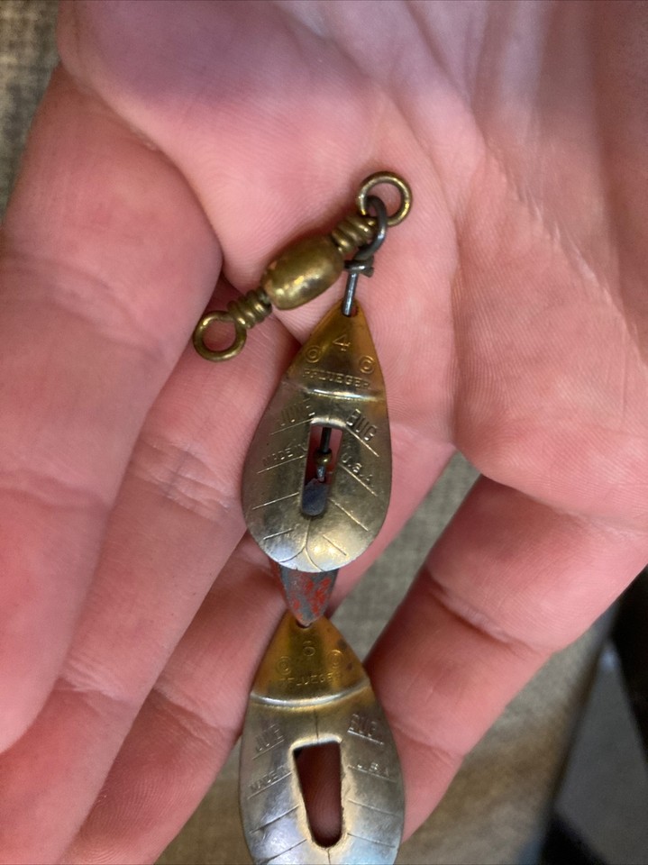 Vintage Pflueger June Bug Fishing Spinner #4, #6 | eBay
