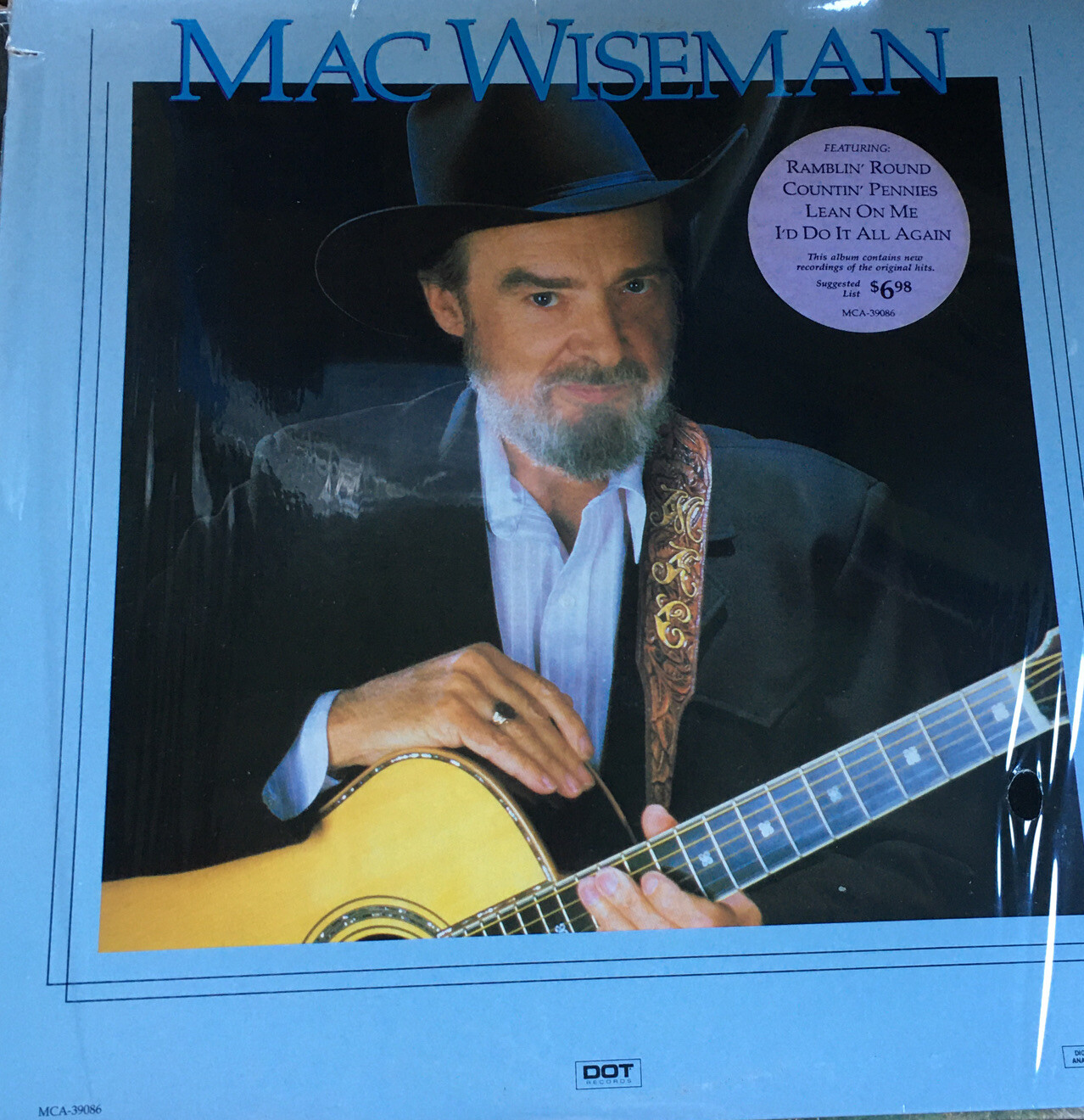 Mac Wiseman - Mac Wiseman - Dot Records - MCA-39086 - LP Album VG+/VG+ ...